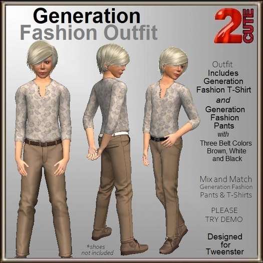 Second Life Marketplace - [2cute] Generation Fashion Outfit - Autumn